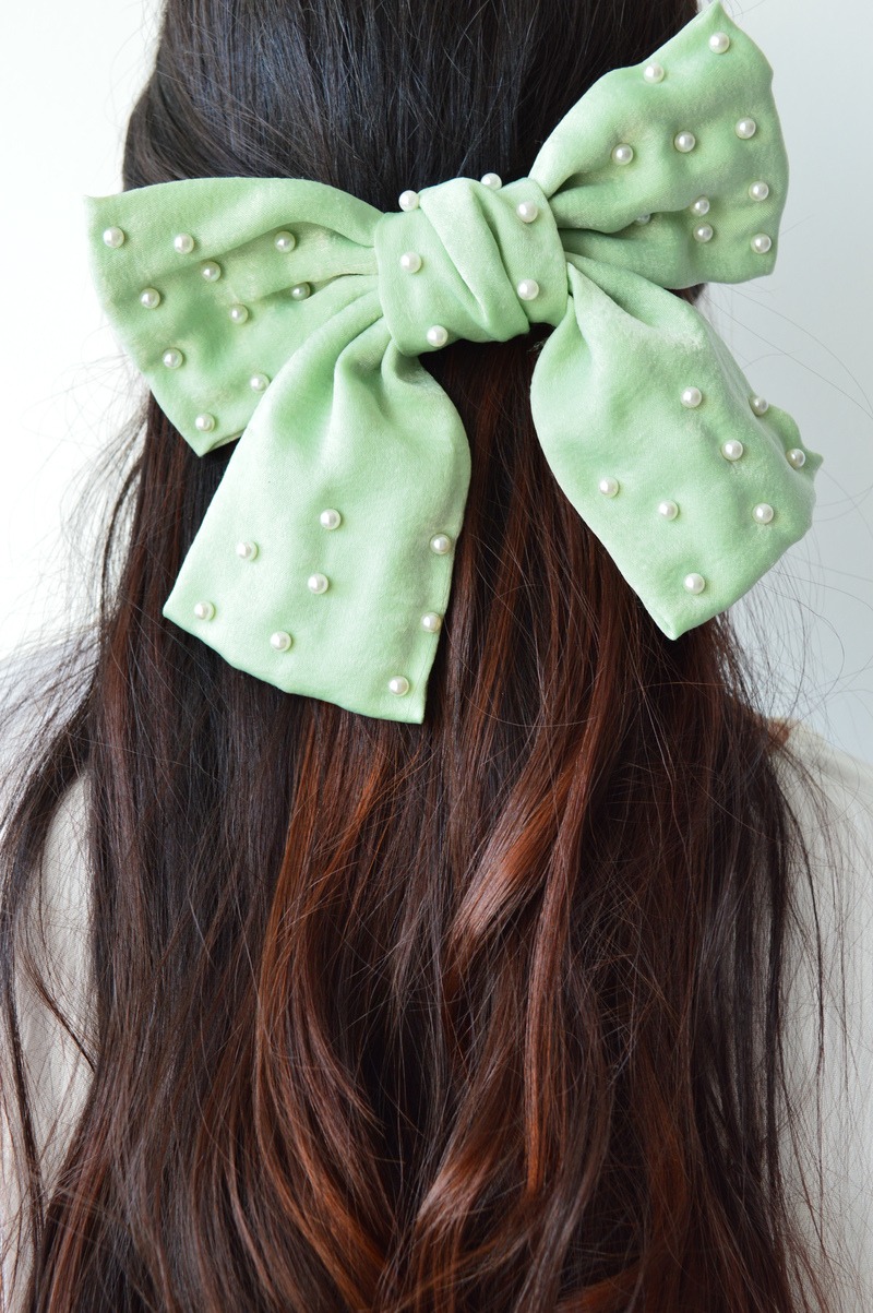 Lazo Moly Verde Menta – Andrea Feoli Accesorios